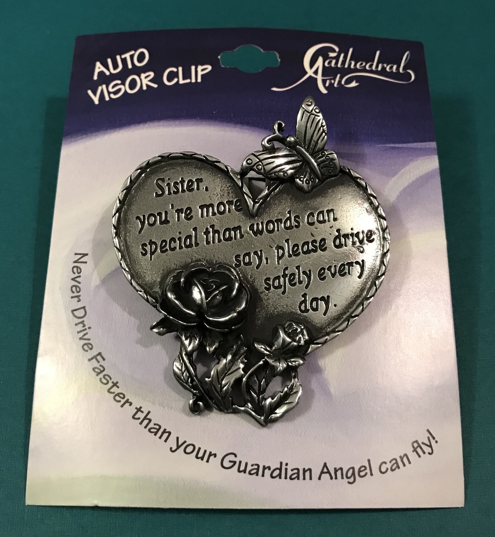 Sister Heart Visor Clip - Etsy