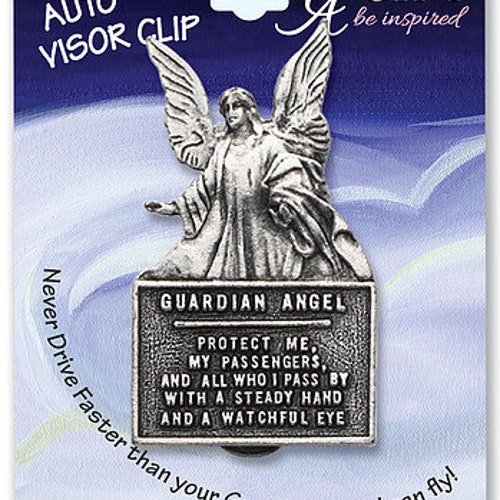 Never Drive Faster Angel Visor Clip 1 - Etsy
