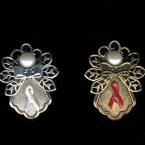 Cancer Awareness Angel Pin - Etsy