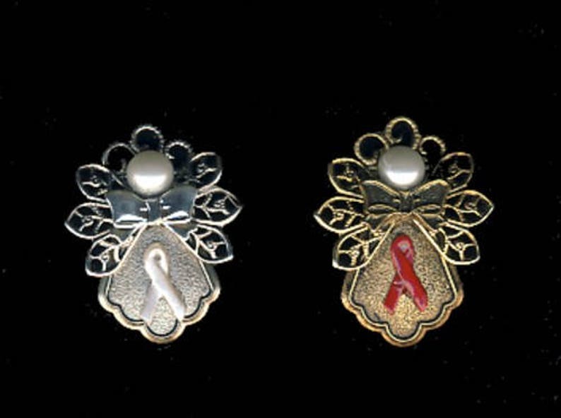 Cancer Awareness Angel Pin - Etsy