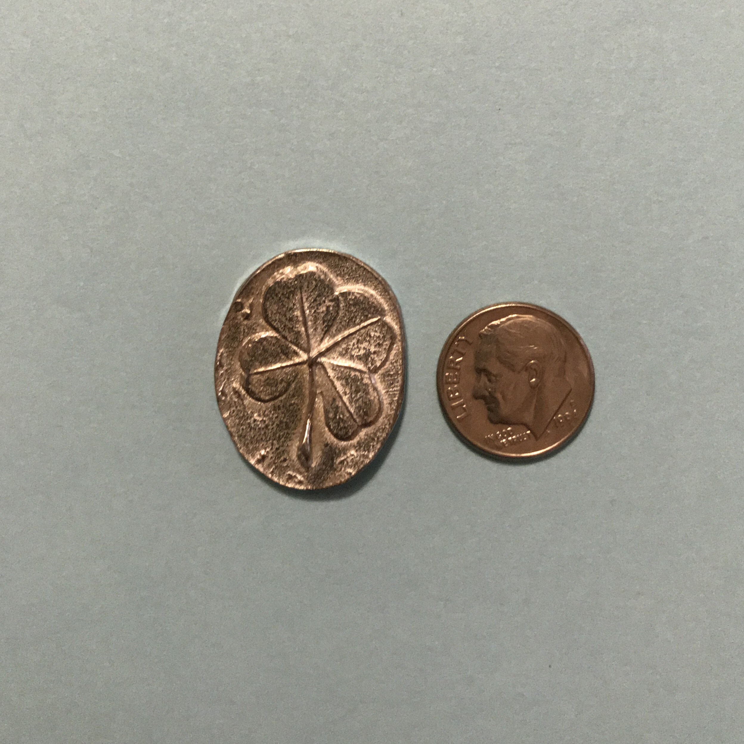 Silver Good Luck Tokengood Luck Charmlucky Charm - Etsy