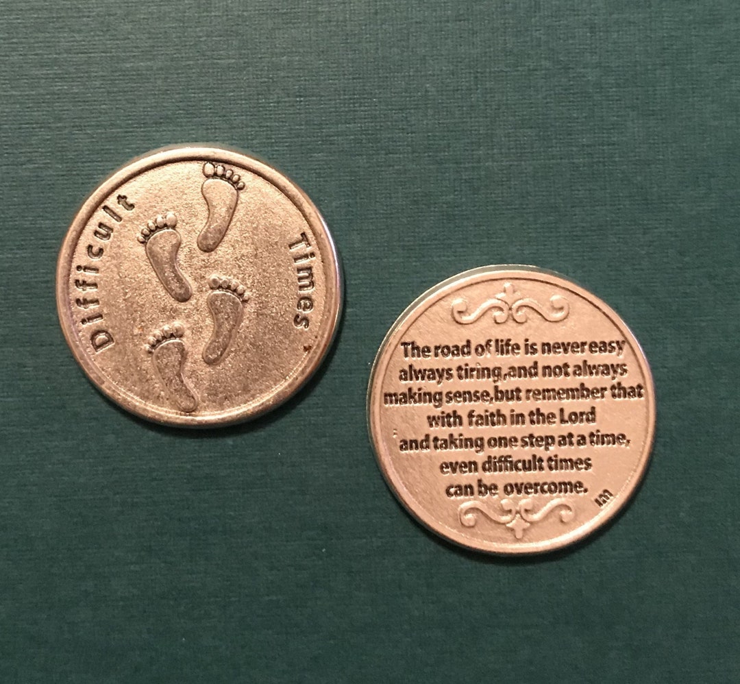 Difficult Times Token - Etsy