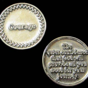Courage Pocket Token - Etsy