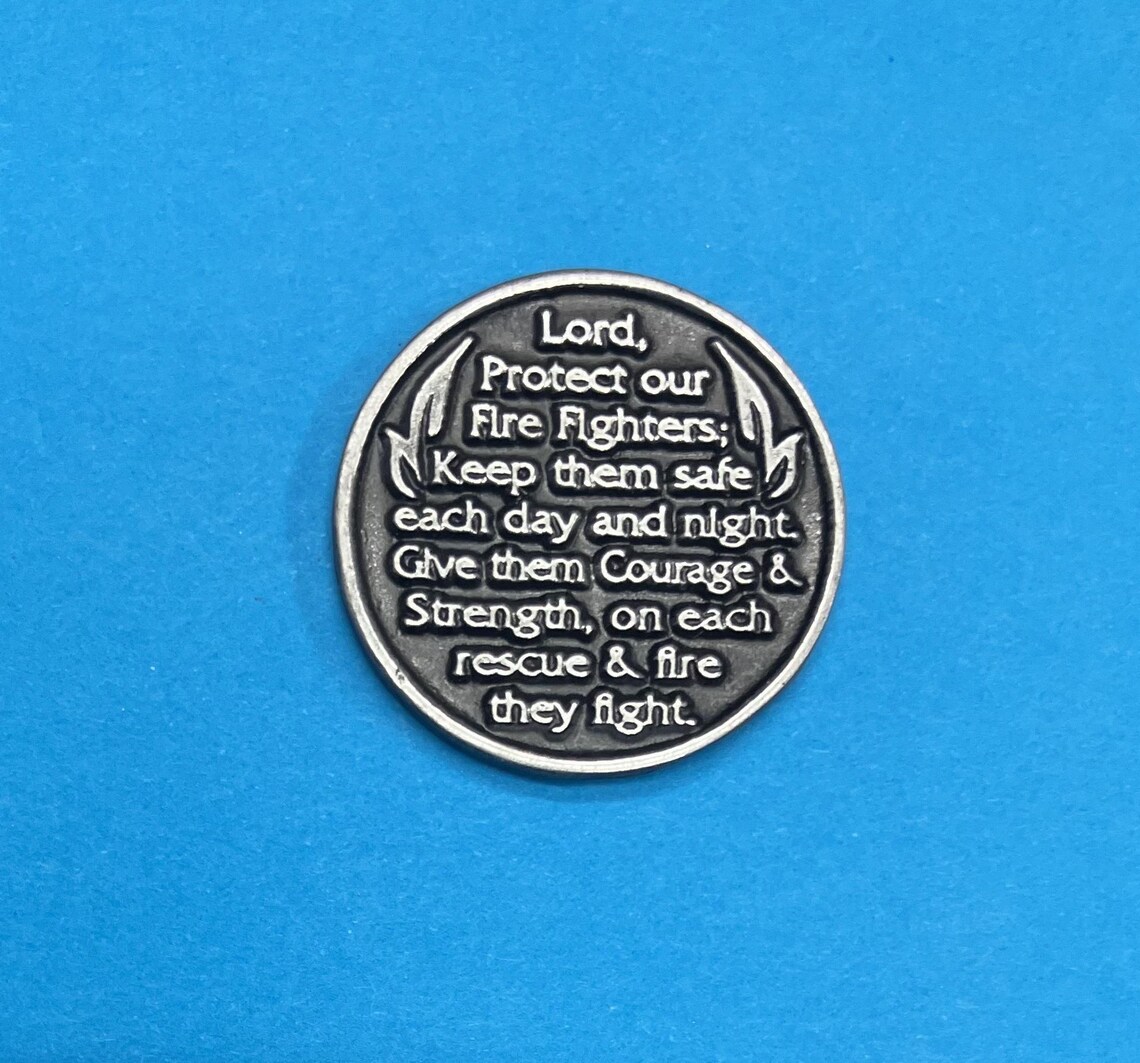 Firefighter Pocket Token - Etsy