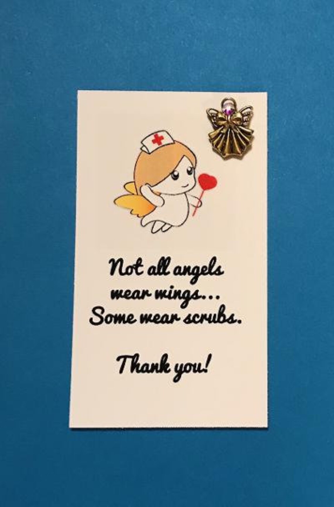 Nurse Angel Pin, Nurse Appreciation,nurse Thank You Gift, - Etsy