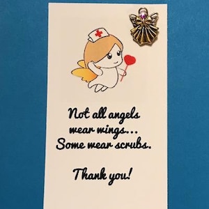 Nurse Angel Pin, Nurse Appreciation,nurse Thank You Gift, - Etsy
