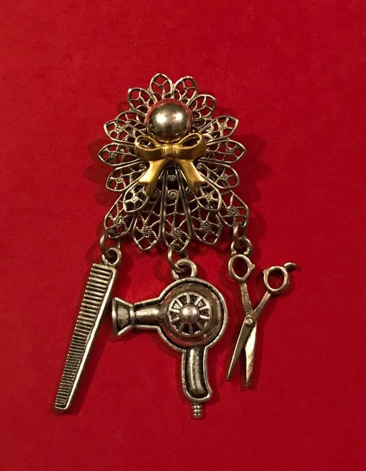Beautician Angel Pin Gift for Hairdresser Hair Stylist | Etsy