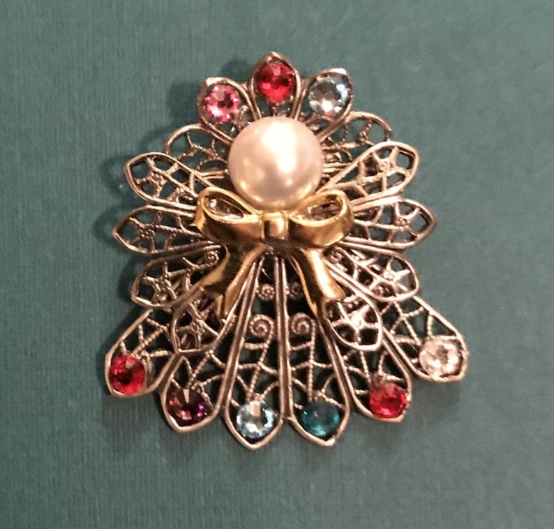 Birthstone Angel Pin 6 Stones on Skirt 241 | Etsy