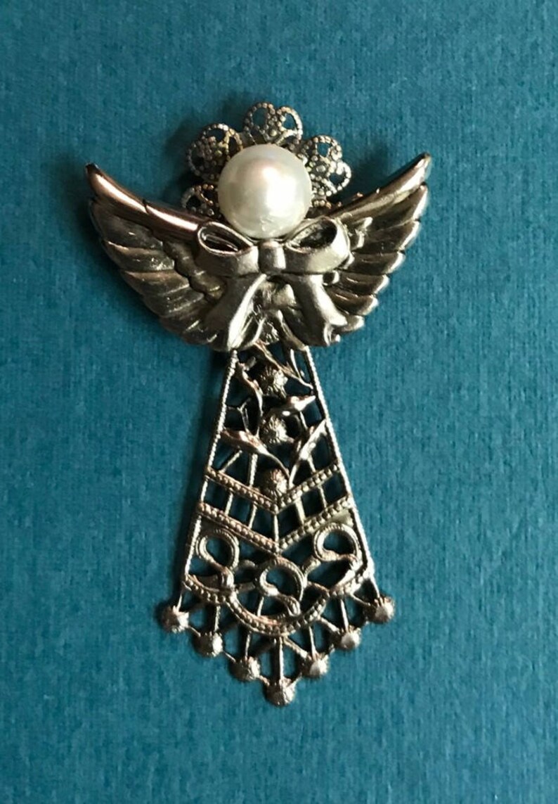 Guardian Angel Pin - Etsy