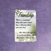 Friendship Poem Card - Etsy