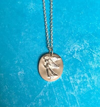 Pocket Angel Pendant Angel Necklace | Etsy