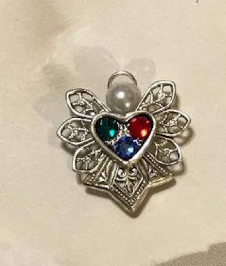 Birthstone Angel Pin 126 - Etsy