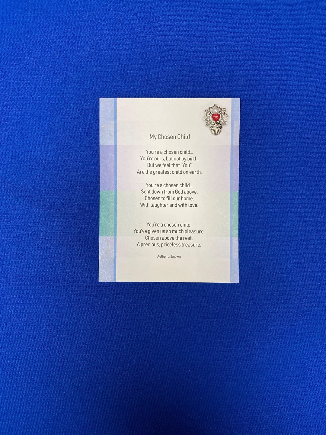 My Chosen Child Adoption Angel Pin Set - Etsy
