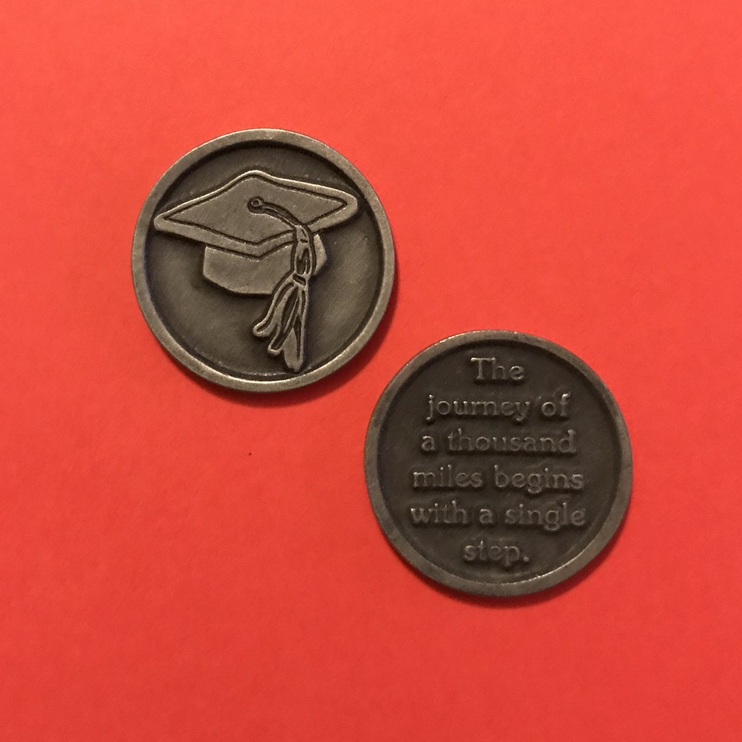 Graduation Cap Pocket Token - Etsy