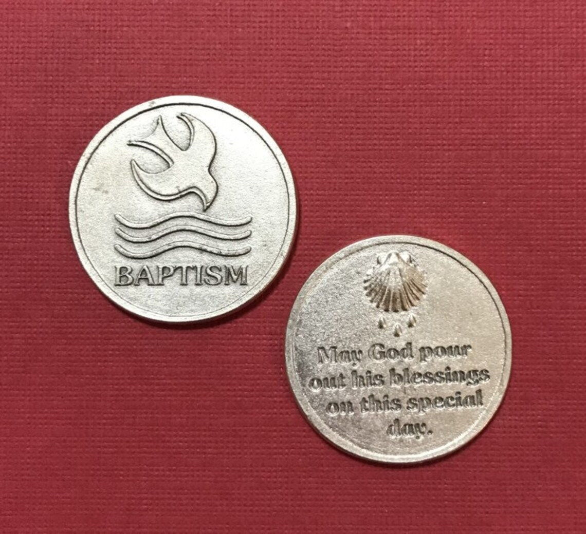 Baptism Token Set - Etsy