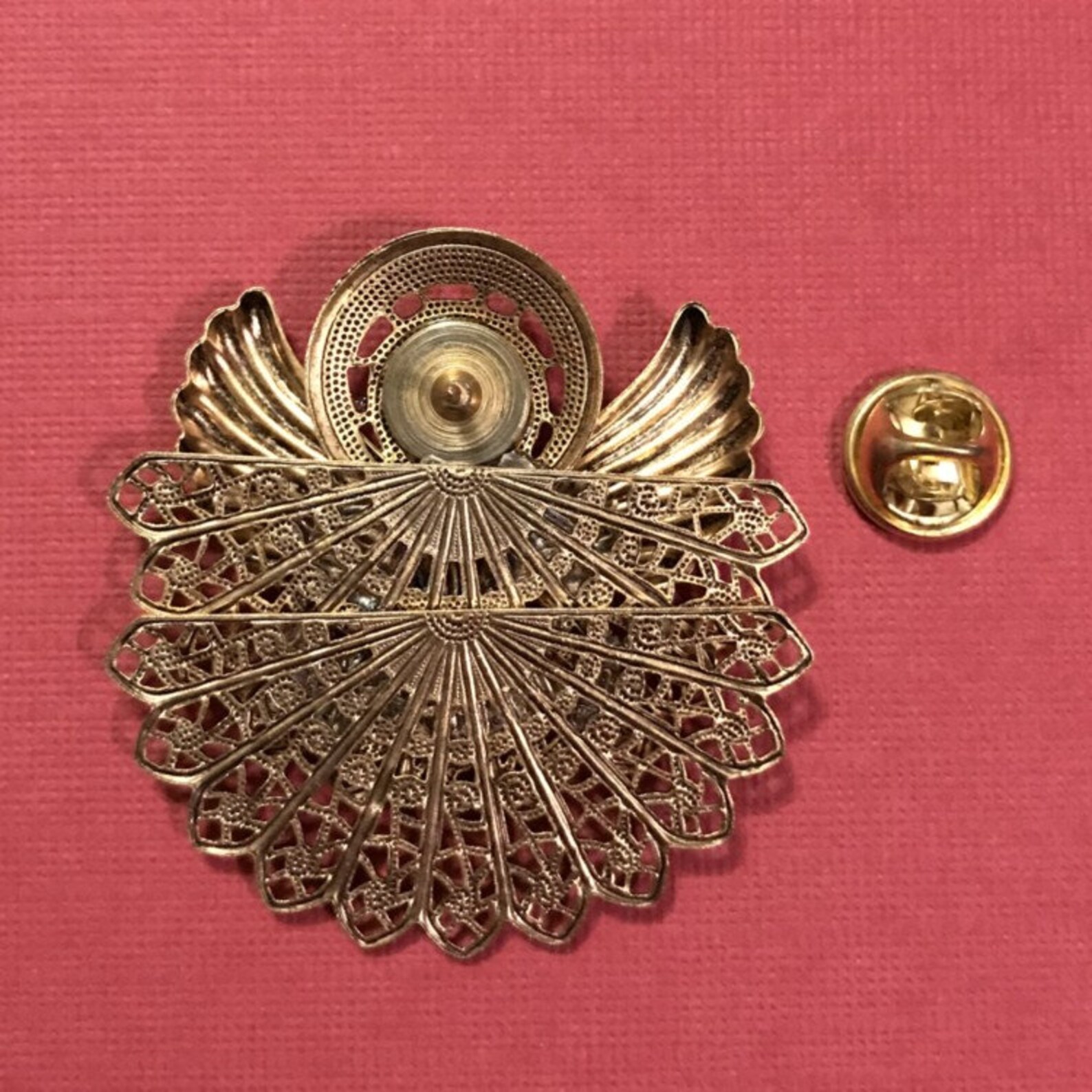 Birthstone Angel Pin (22 Stones) #212 Double - Etsy