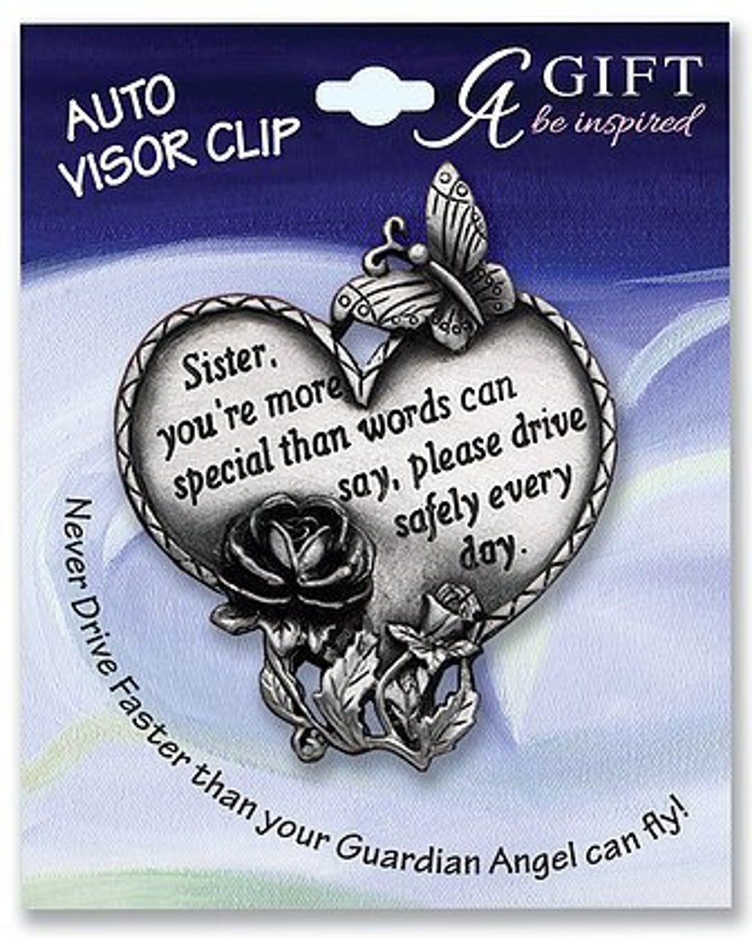 Sister Heart Visor Clip - Etsy