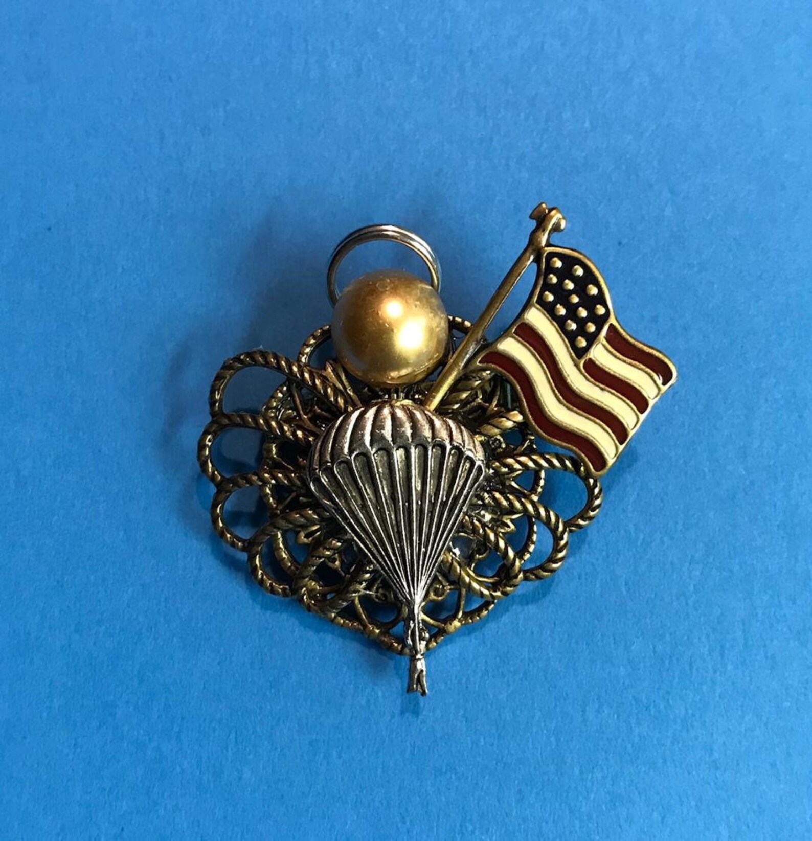 Airborne Angel Pin, Military Pin, Badge - Etsy