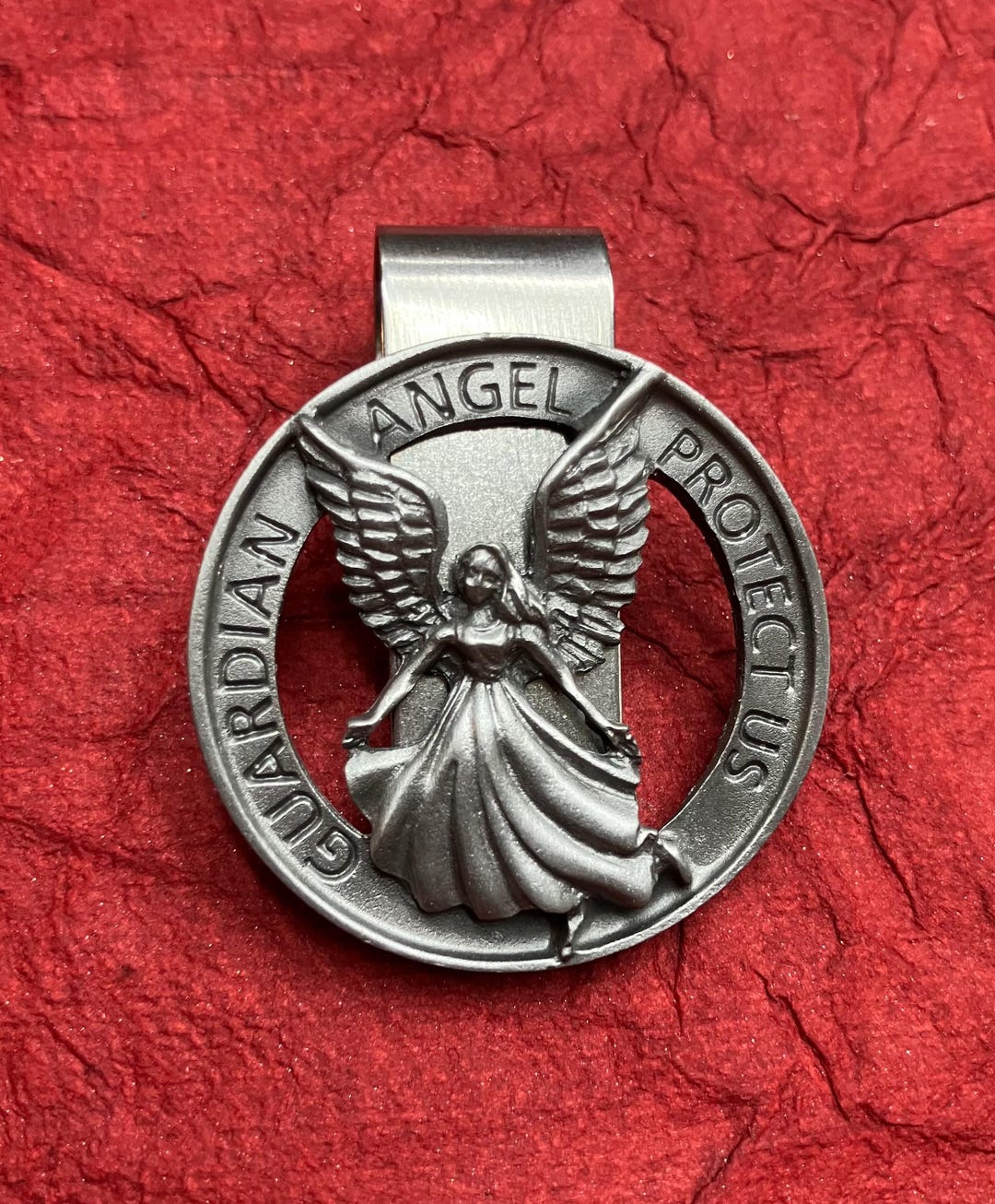 Female Guardian Angel Visor Clip - Etsy