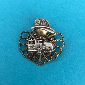 Firefighter Angel Pin - Etsy