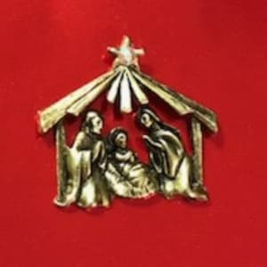 Christmas Nativity Pin - Etsy