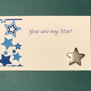 You Are My Star Card and Star Token - Etsy