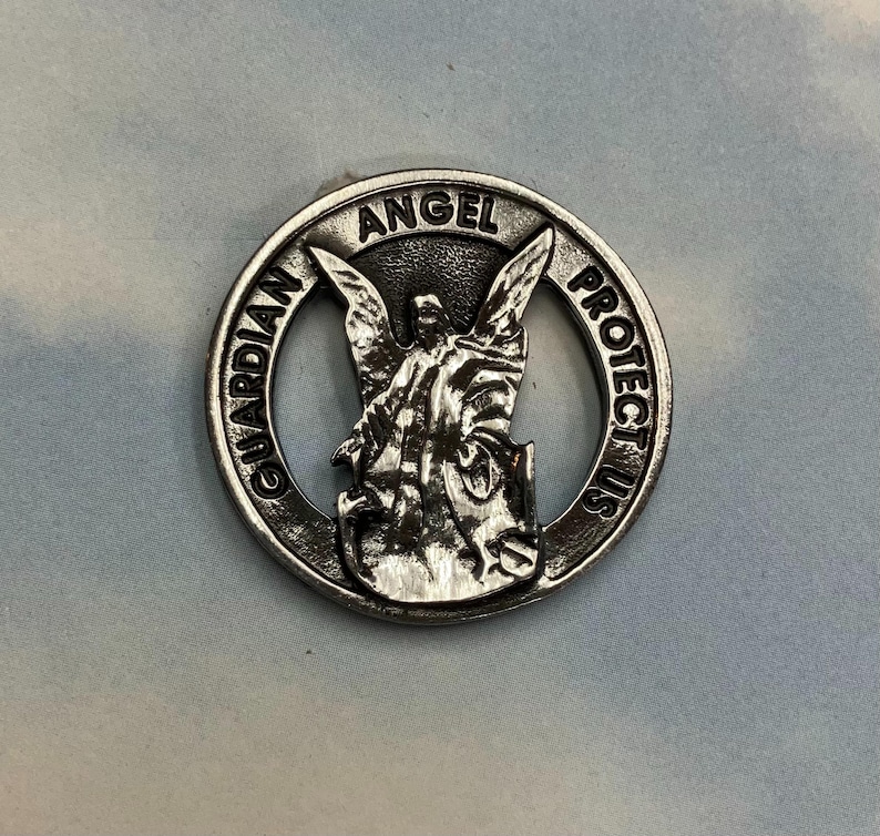 Protect Us Guardian Angel Visor Clip - Etsy