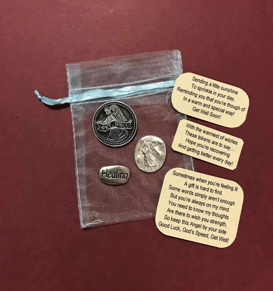 Get Well Token Set - Etsy