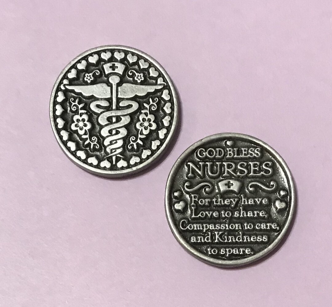 God Bless Nurses Token: Compassion & Kindness Gift - Etsy