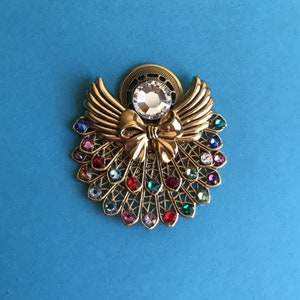 Birthstone Angel Pin (22 Stones) #212 Double - Etsy