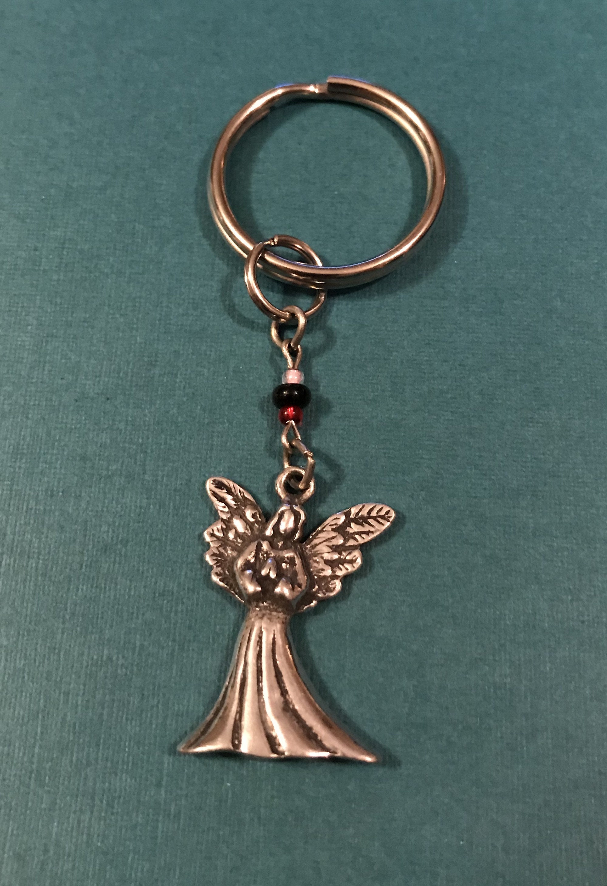Guardian Angel Key Ring | Etsy