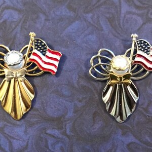 Patriotic Angel Pin | Etsy