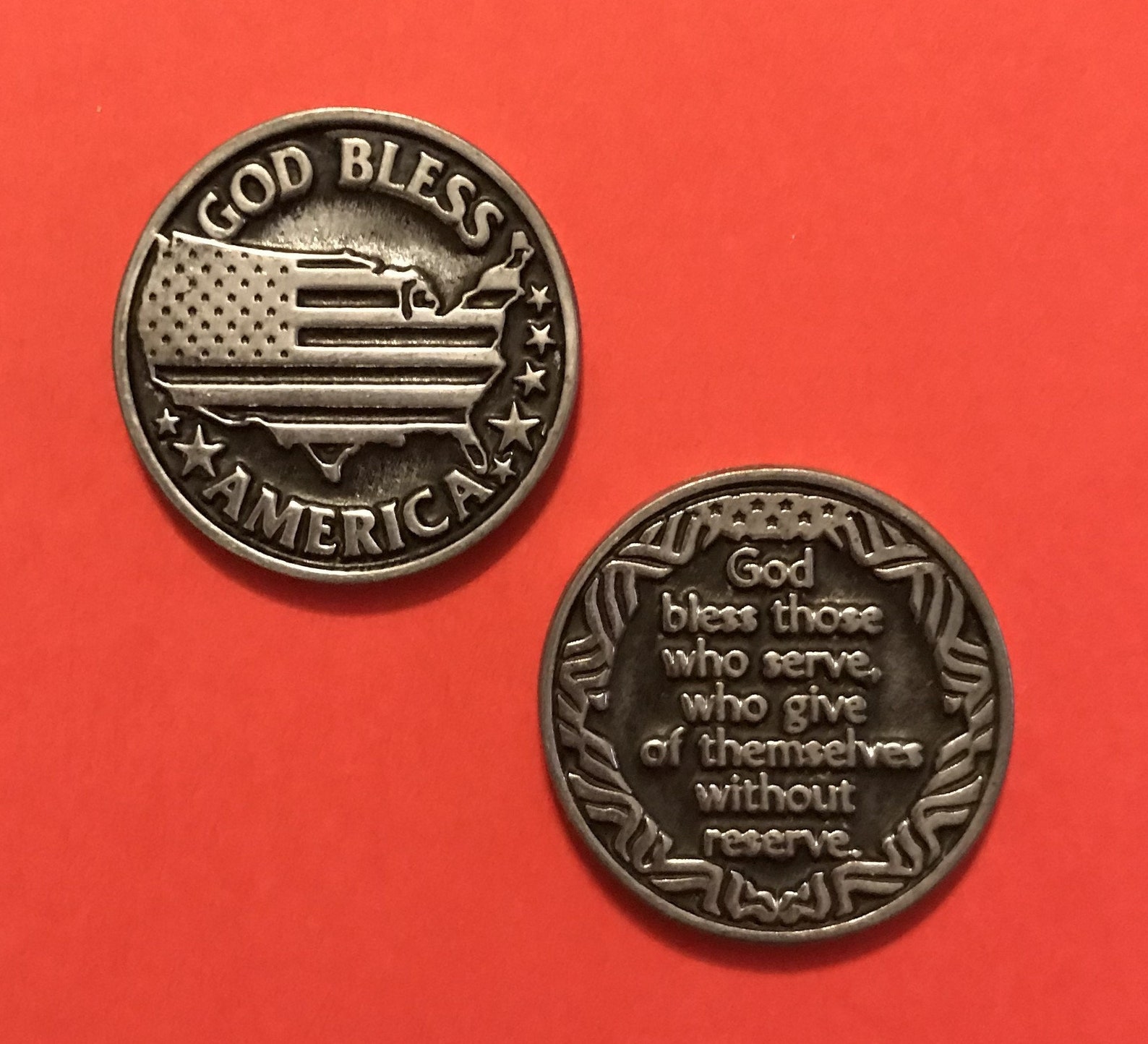 Military Service Token Set - Etsy