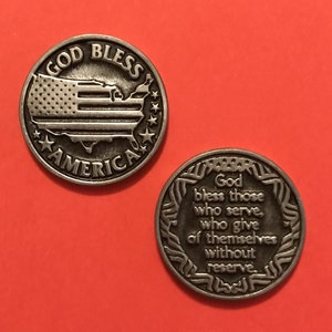 Military Service Token Set - Etsy
