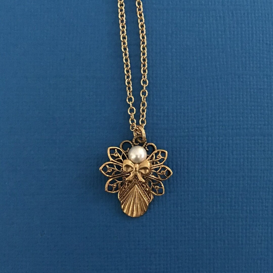Guardian Angel Necklace #136PN - Etsy