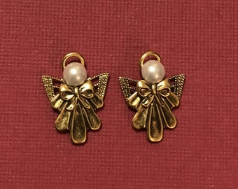 Sterling Silver GUARDIAN ANGEL Earrings, Crystal Angel Jewelry ...