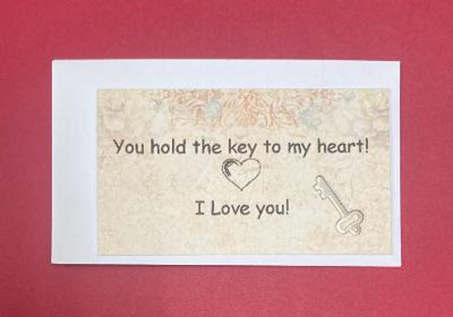 Key to My Heart Token - Etsy