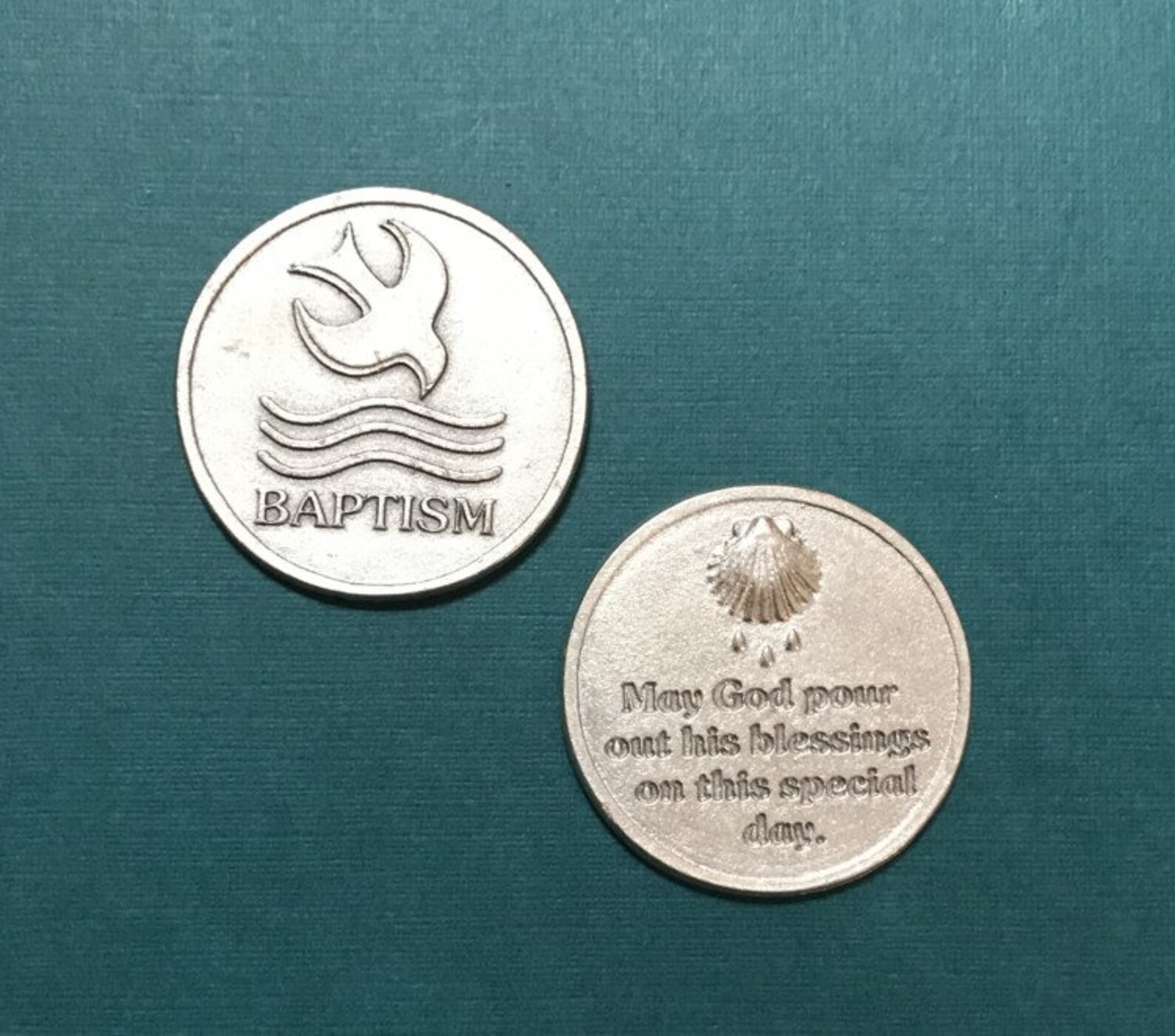 Baptism Pocket Token - Etsy