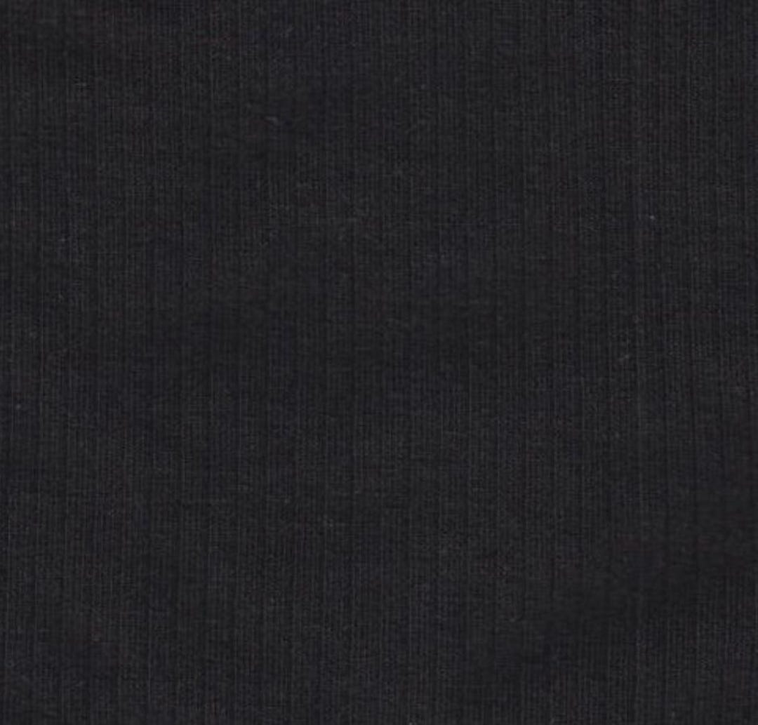 Solid Black Heavy Rib Knit Fabric by the Yard Heavy Yummy Rib Knit ...