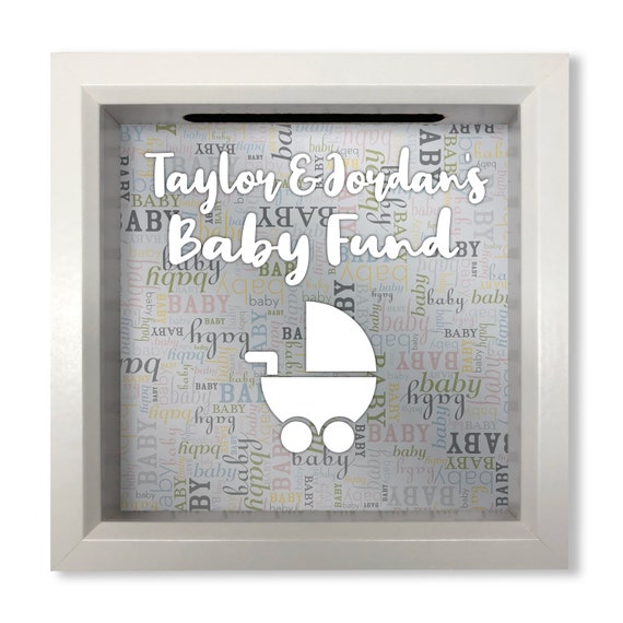 Personalized Bank Baby Fund Baby Fund Piggy Bank Wood | Etsy