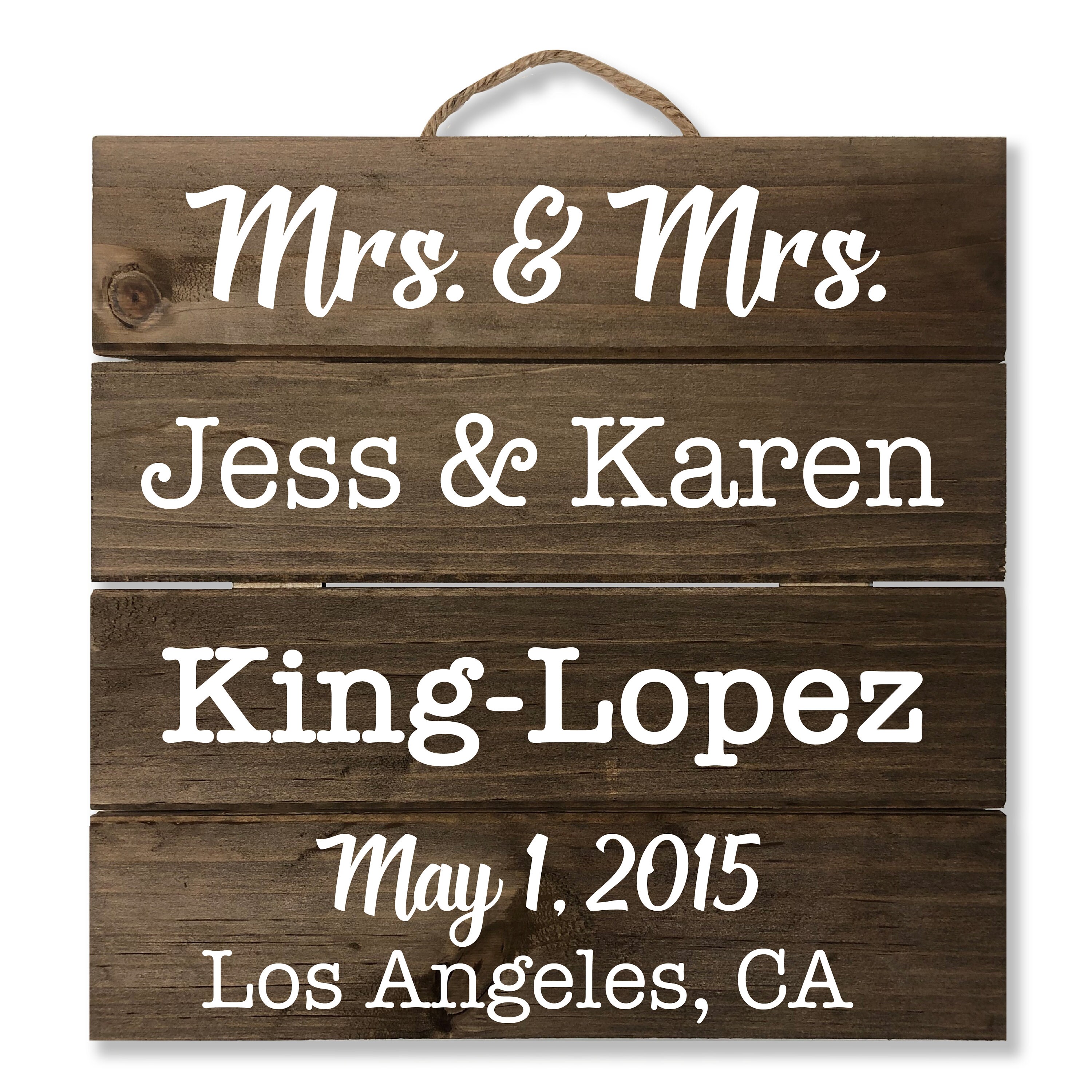 Personalized Wedding Sign Custom Wedding Sign Newlywed | Etsy