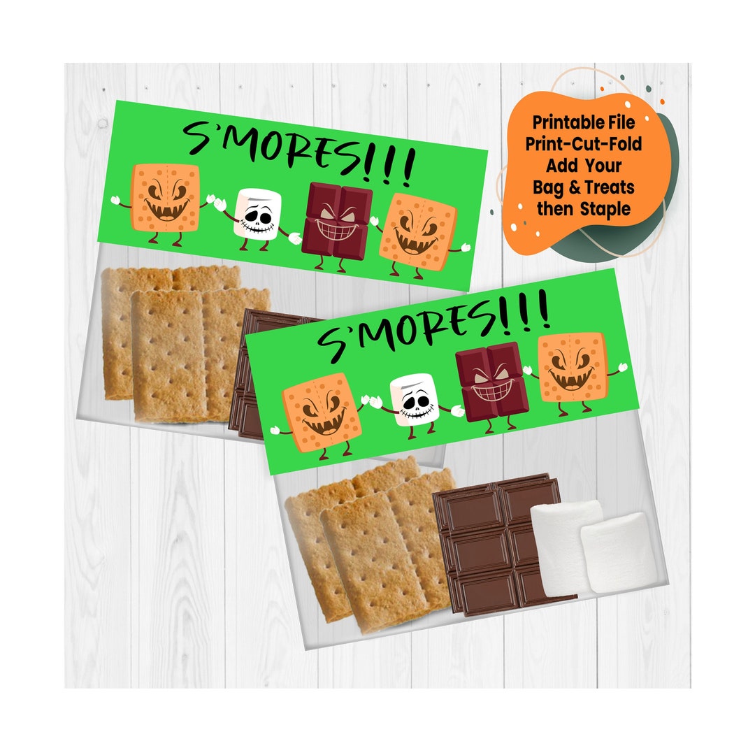 Back to School Gift for Students, Printable Smore Header Tag First Day ...