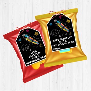 Back to School Printable Gift Tag Classroom First Day of School ...