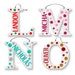Personalized Name & Initial Christmas Ornament, Monogrammed Christmas ...
