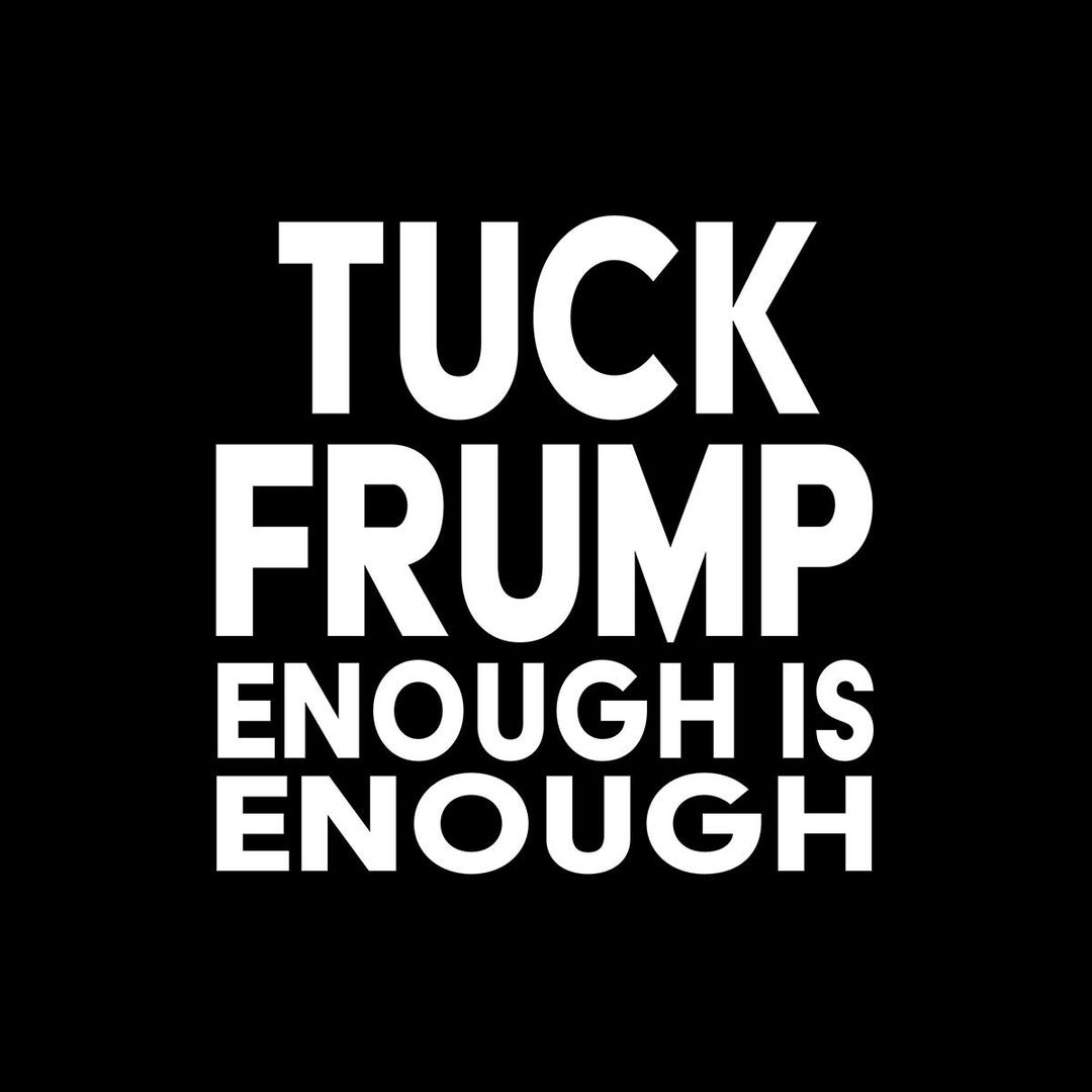 Tuck Frump Decal, Auto Decal, Tuck Frump Sticker, Anti Trump Decal ...