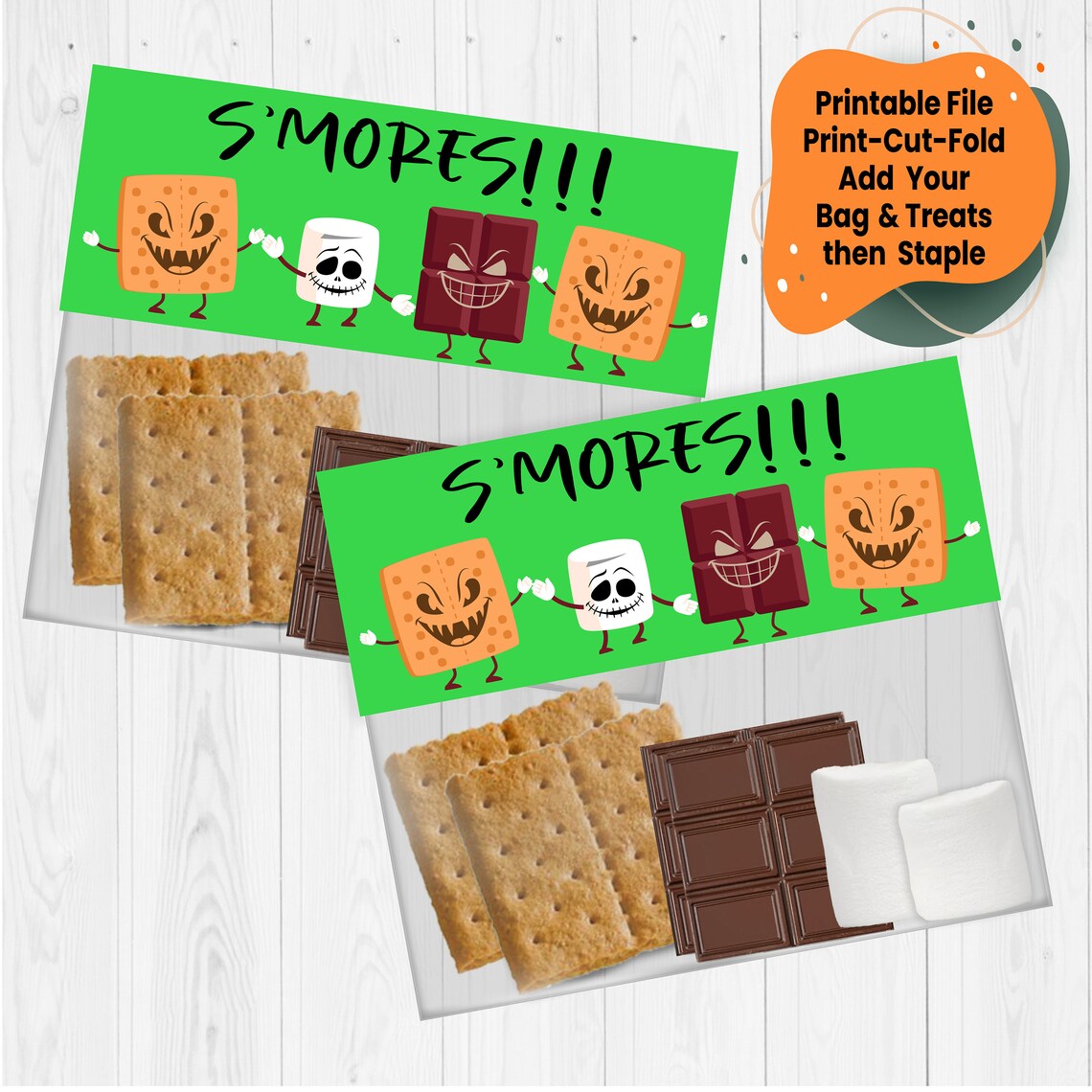 Back to School Gift for Students, Printable Smore Header Tag First Day ...
