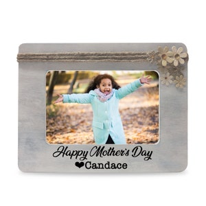 Happy Mother's Day Photo Frame, Personalized Mother's Day Picture Frame ...