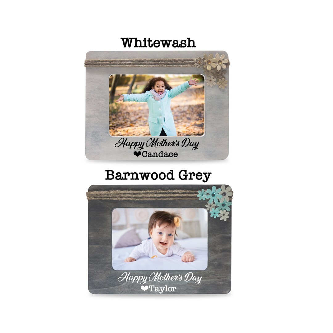 Happy Mother's Day Photo Frame, Personalized Mother's Day Picture Frame ...