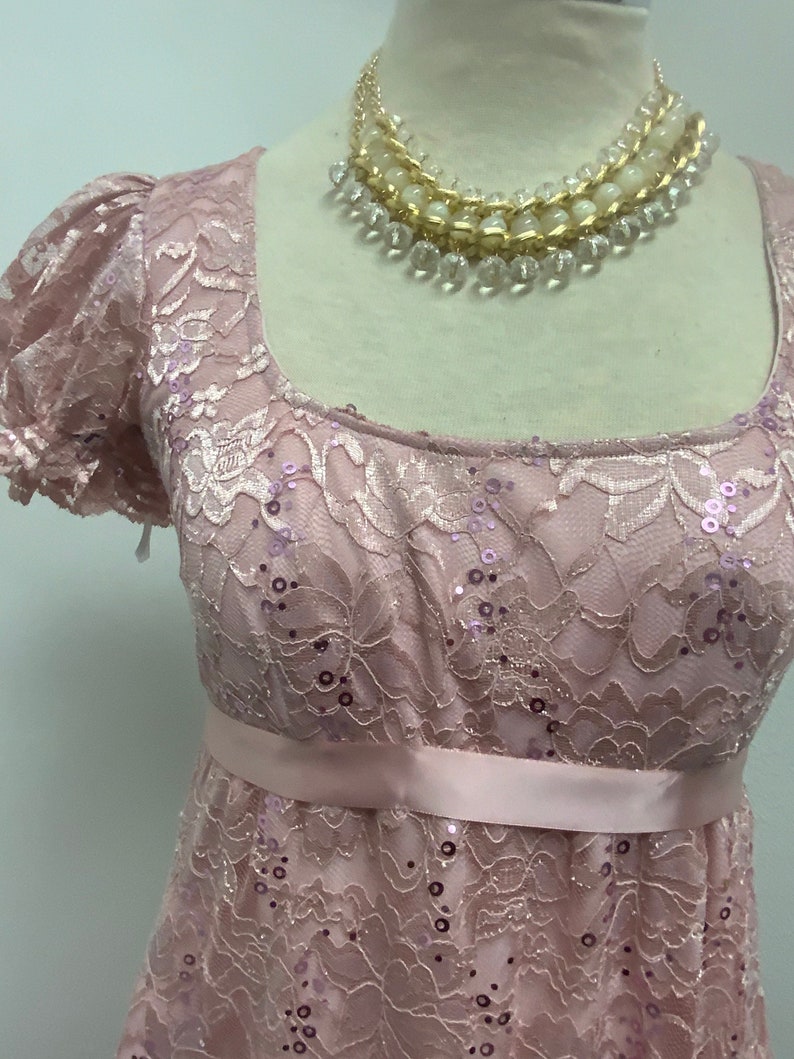 Dusty/old Rose Regency Era Gown/dress/costume/cosplay - Etsy