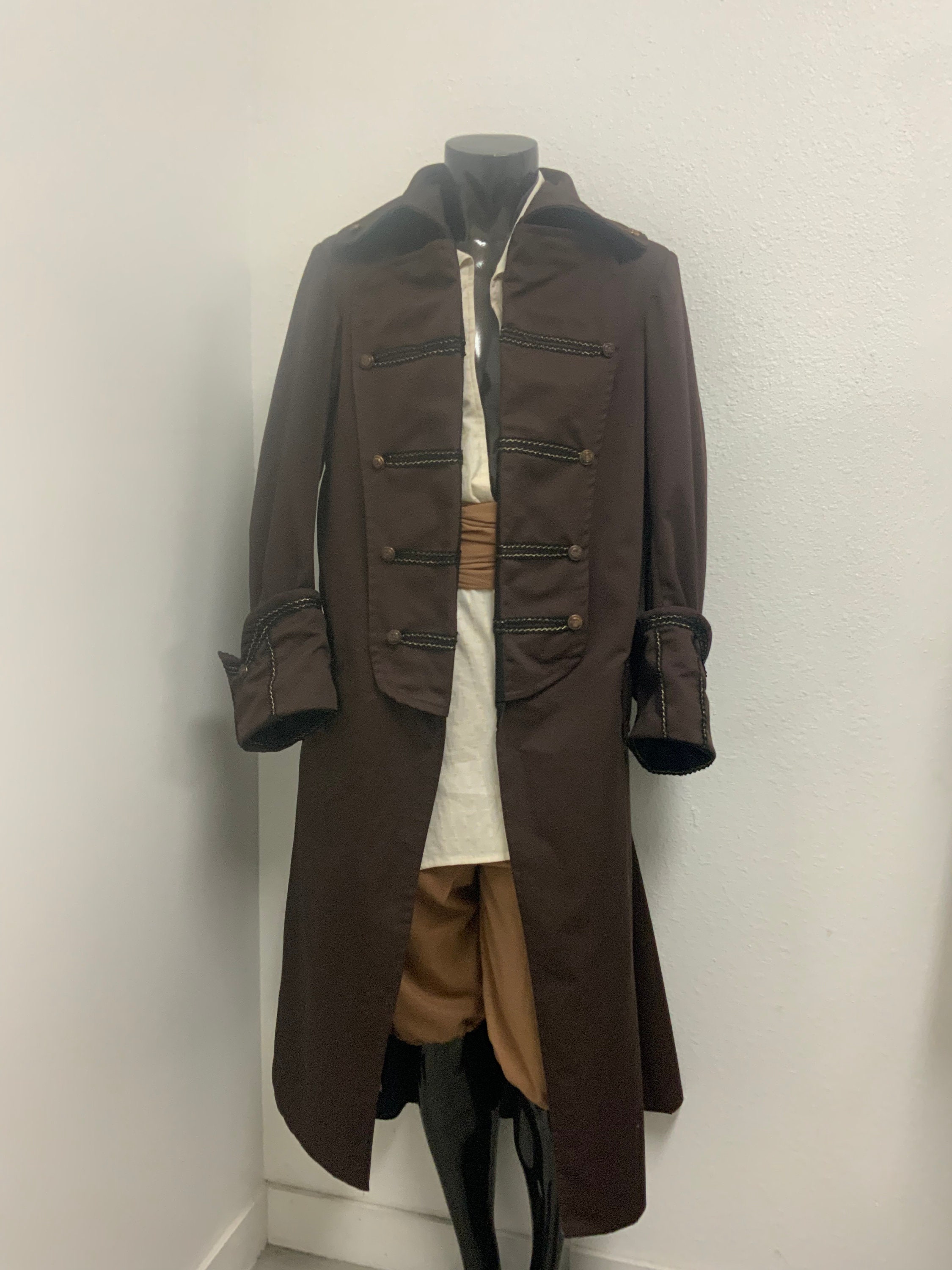 Brown Pirate Coat/costume/cosplay for Men - Etsy